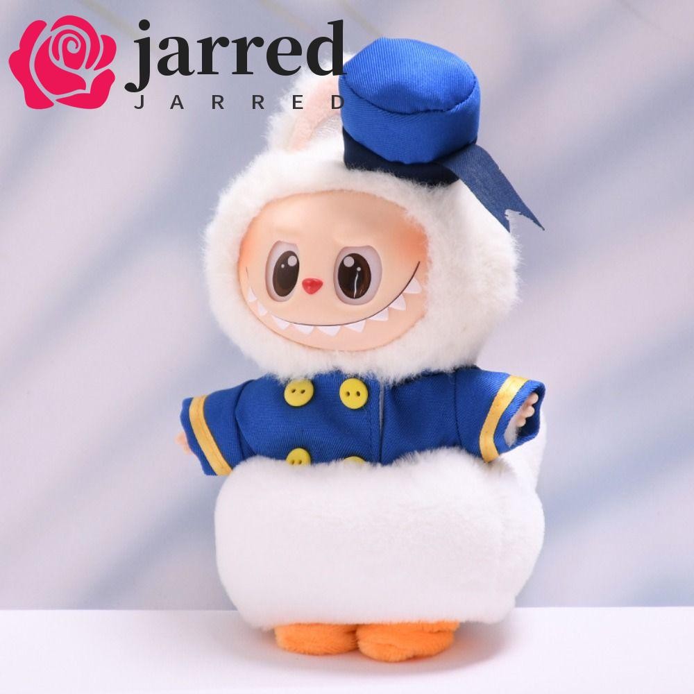 JARRED Labubu Doll's Cloth, Dress Up Sailor Duck Sitting Labubu Time ...