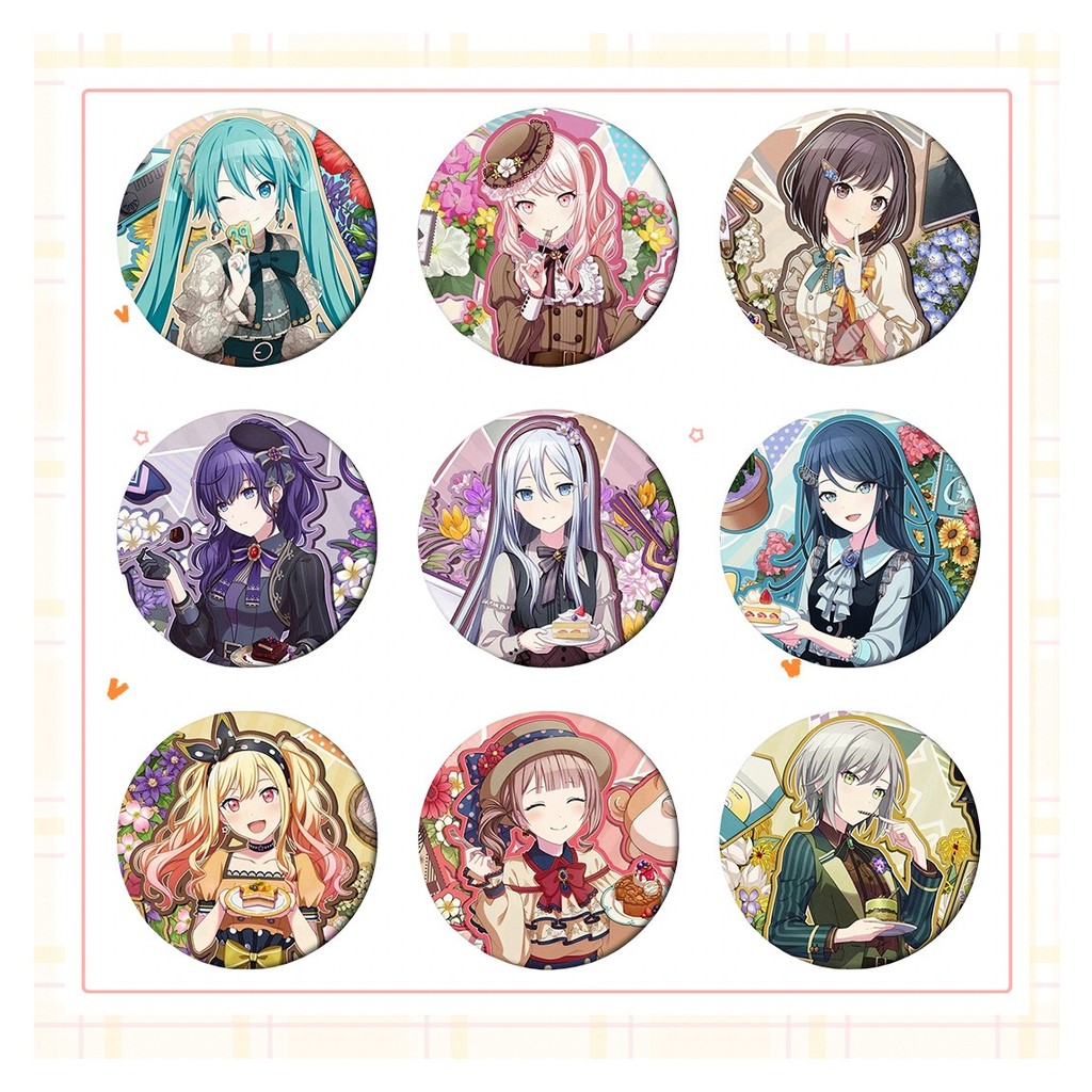 Anime Project SEKAI Akiyama Mizuki Kamishiro Rui Tenma Badge Button ...