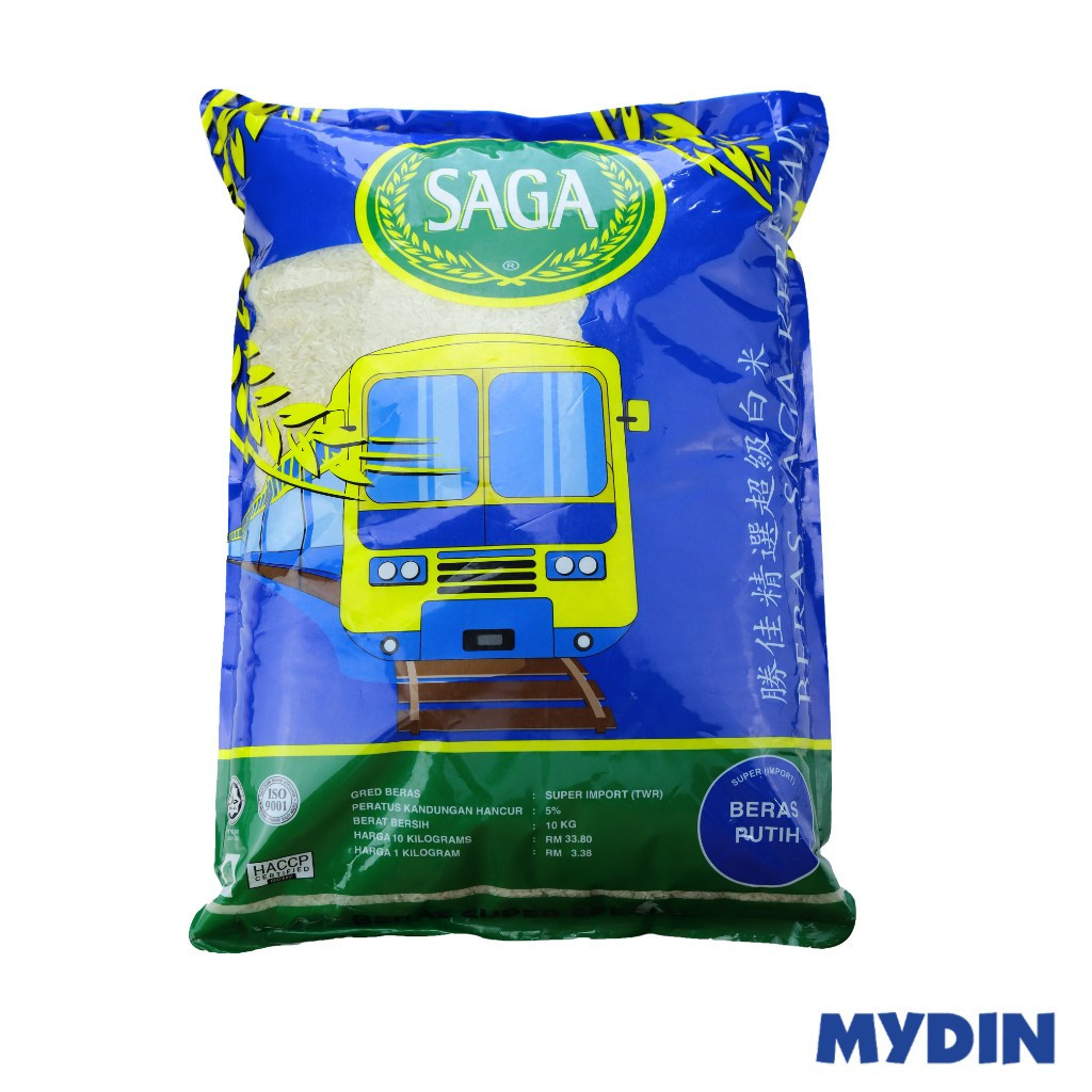 Saga Keretapi Thailand White Rice (10kg) | Shopee Malaysia