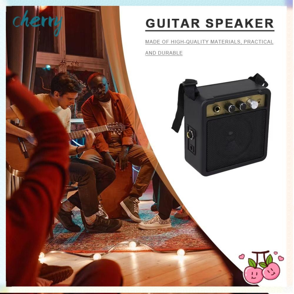 CHERRY Guitar Amp Speaker, 5W Adjustable volume Acoustic Guitar ...