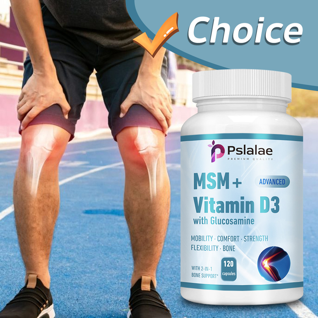 Pslalae MSM + Vitamin D3,a two-in-one bone support formula that ...