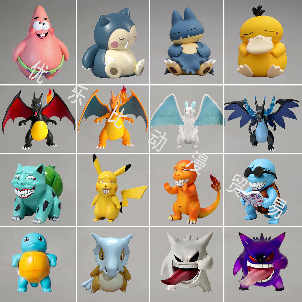 Pokemon GK Charizard Fire Dinosaur Hiasan Patung Pokémon Banjira Gengar ...
