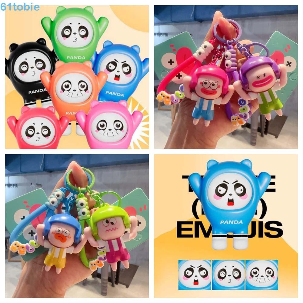 TOBIE Panda Face Makeup Toy, Cartoon Panda Cartoon Face Changing Doll ...