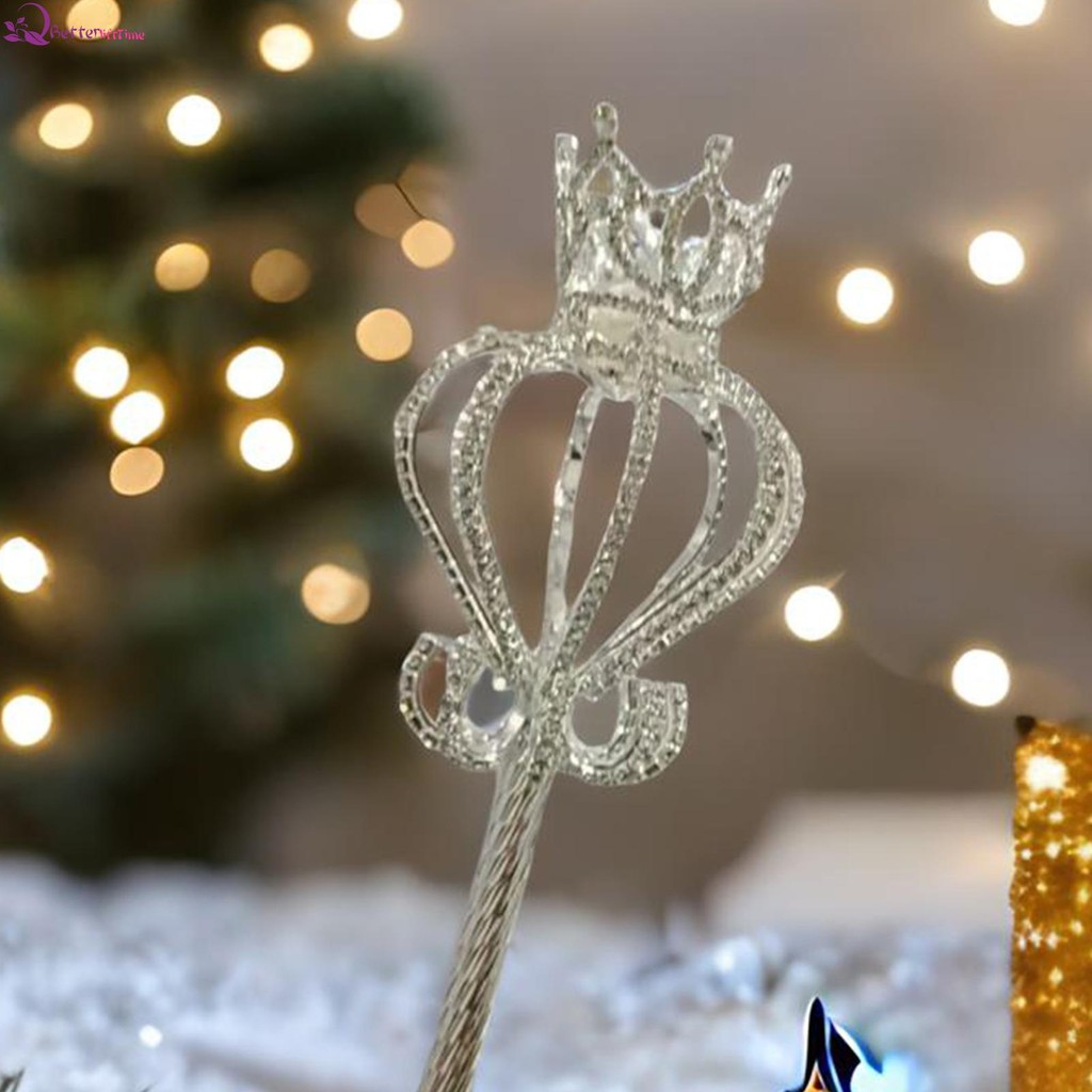 Scepter Wand Costume Accessory Crown Decor Costume Props Fairy Stick ...