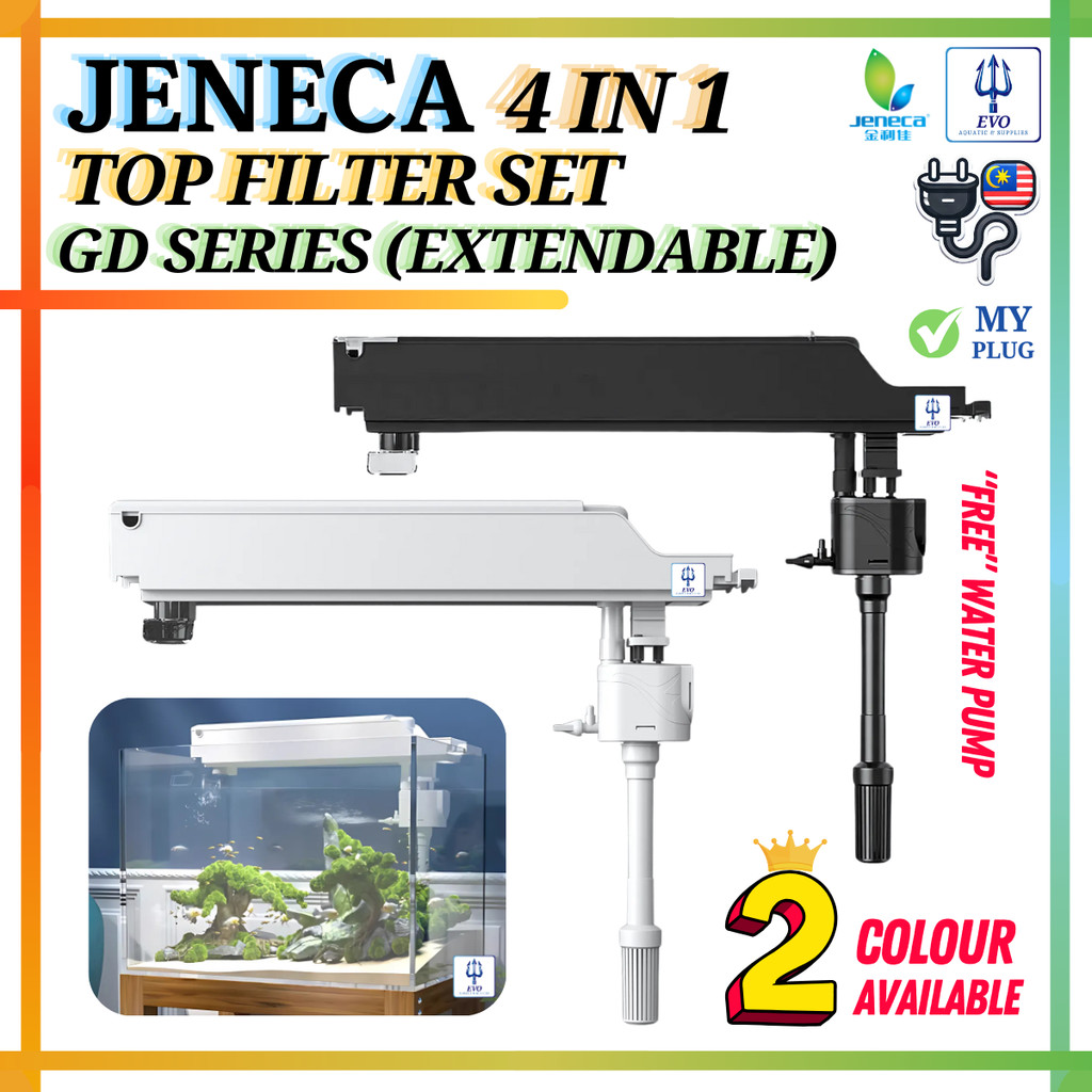 🌱 JENECA Aquarium Top Filter Set with Internal Water Pump GD-320/GD-400 ...