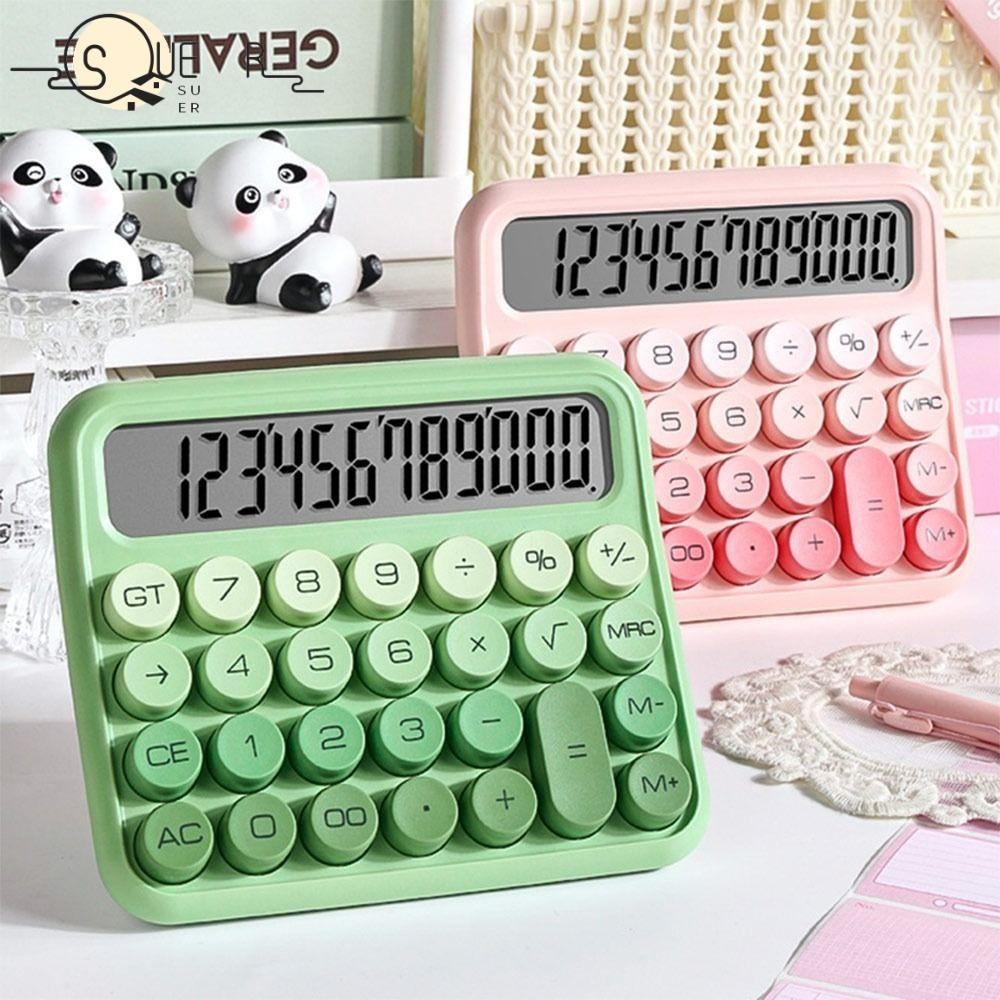 SUEREN Typewriter Calculator, Silent with Lcd Display Students ...