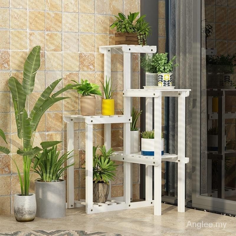 Corner Flower Stand Solid Wood Living Room Balcony Corner Floor ...