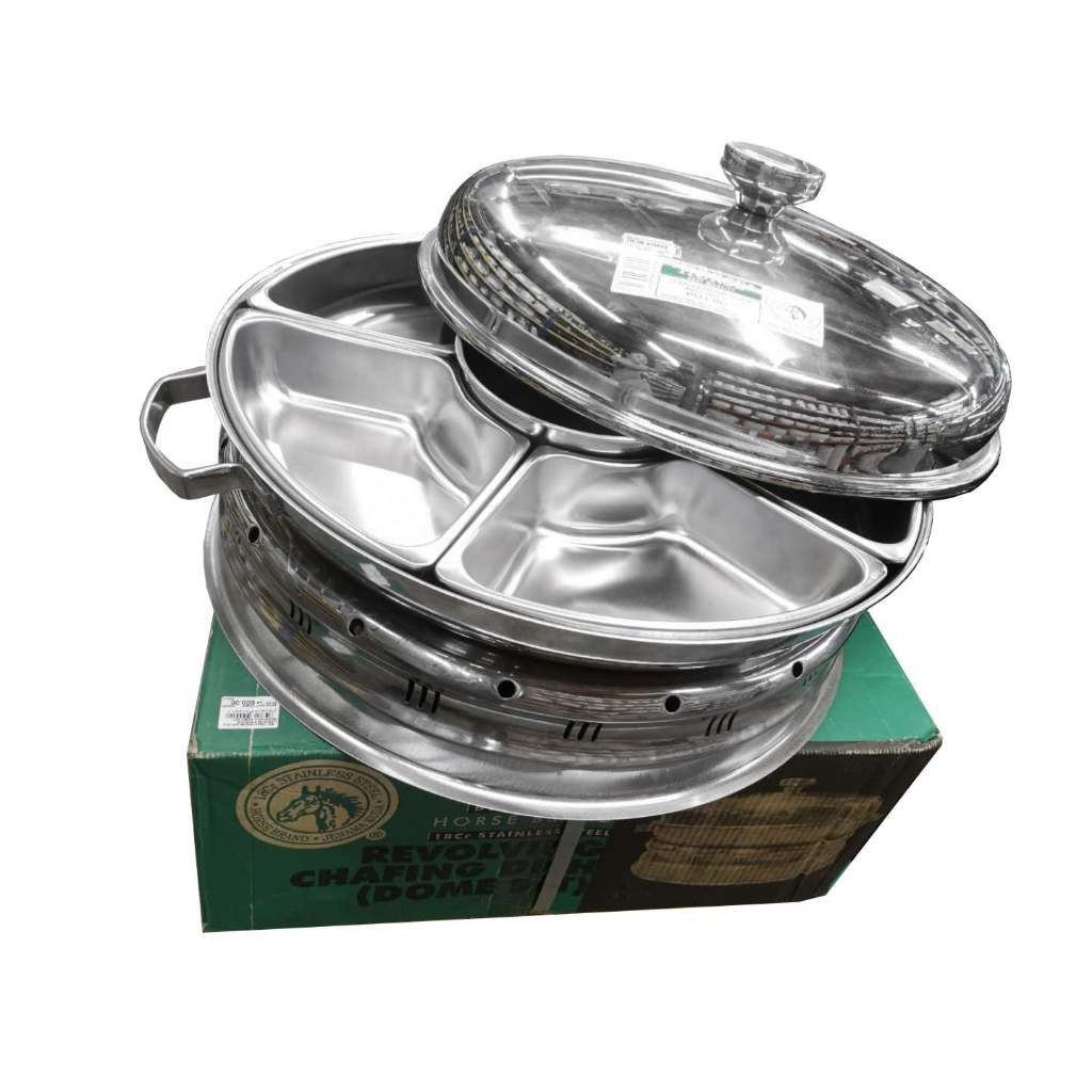 Steel Dome set / kenduri dome set chafing dish buffet set dome chafer ...