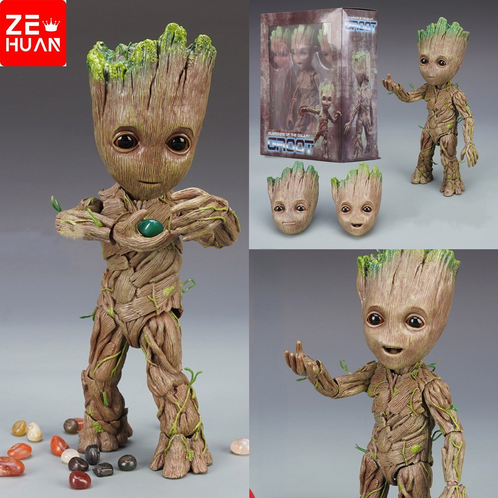 Marvel The Avengers Groot Little Tree Man Anime Movie Character ...