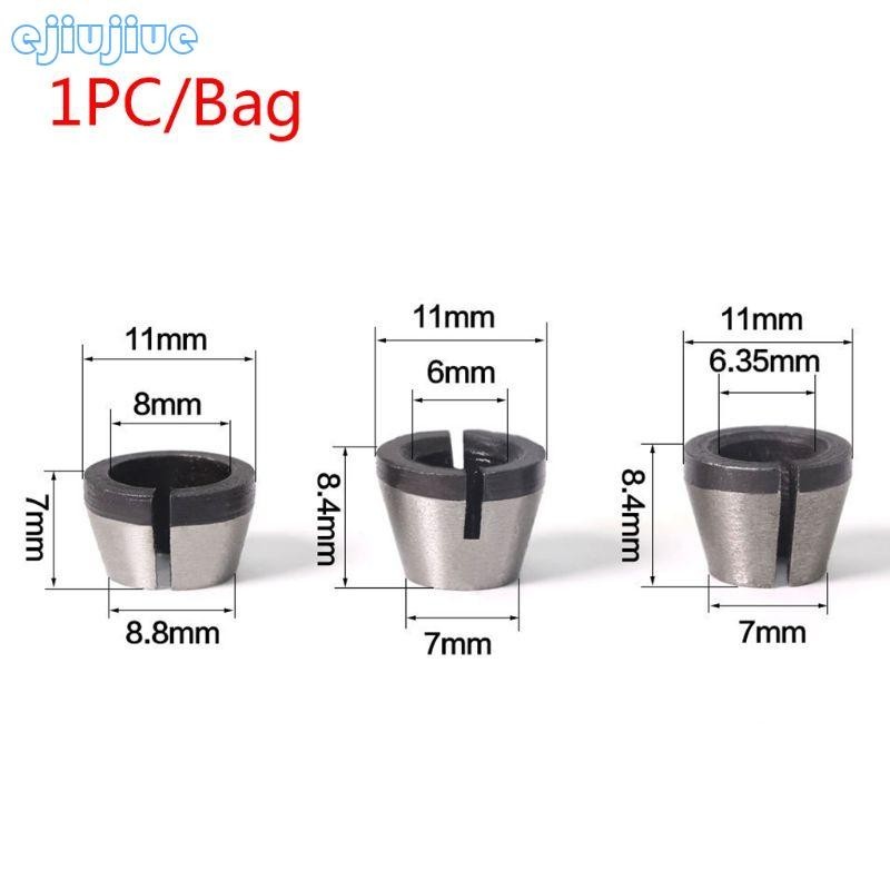 cc 6mm 6 35mm 8mm Collet Chuck Adapter Engraving Trimming Machine ...