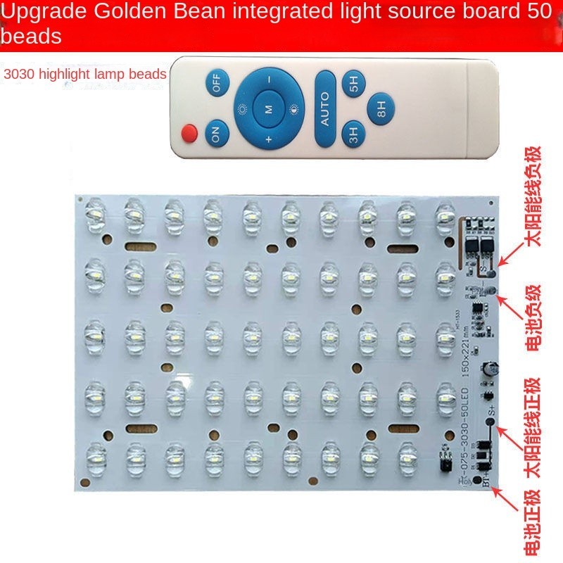 Led Solar Street Light Golden Bean Light Source Transformation Light ...