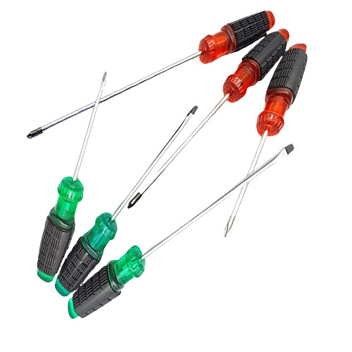 Equivalent To TEKIRO Screwdriver Plus Minus magnet Rubber Handle 6mm ...