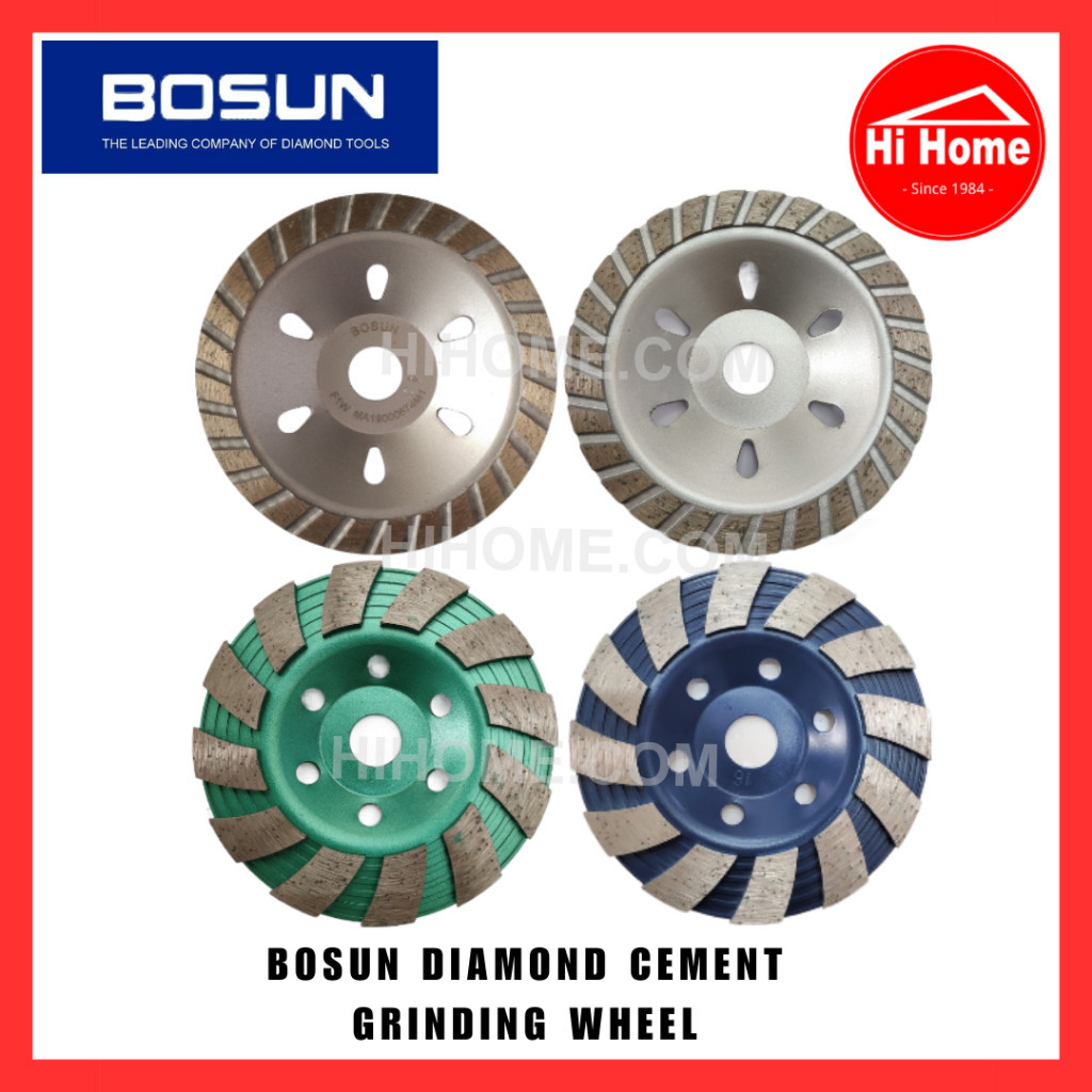 BOSUN 4" CONCRETE CEMENT DIAMOND DISC GRINDING WHEEL GOLDEN HORSE ...