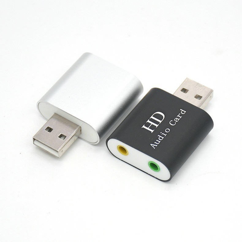 DM-HD14 aluminum alloy USB sound card computer external analog 7.1 ...