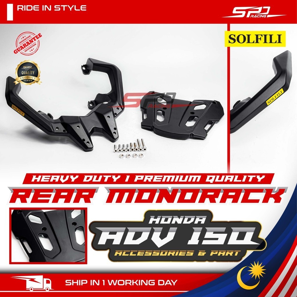 ADV Back Rack I Rear Monorack I Heavy Duty Type I Premium Quality ...