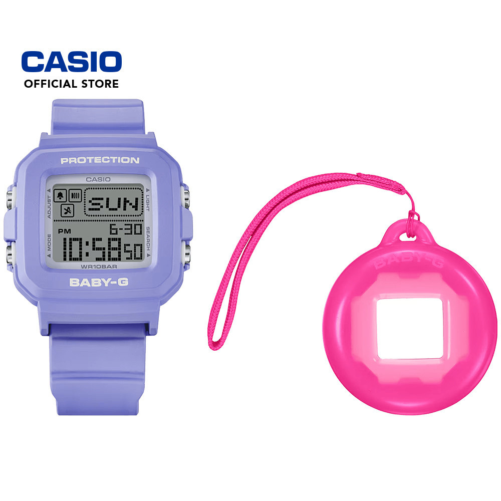 Casio Baby-G + PLUS Series BGD-10K-6 Purple Resin Band Women Sports ...
