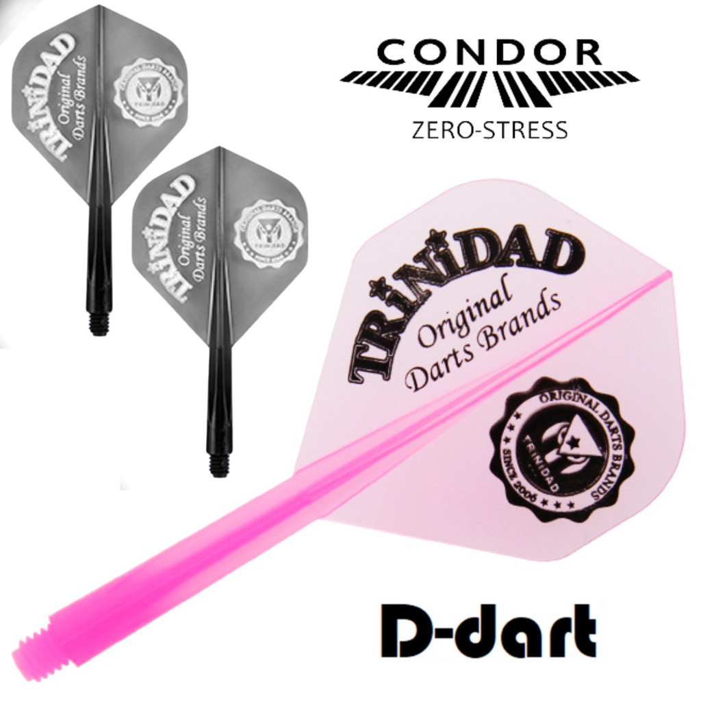 CONDOR Flight ZERO STRESS - STANDARD Trinidad Logo Clear Black / Pink ...
