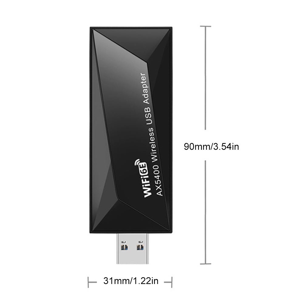 Rain # WiFi 6E WiFi Receiver Dongle USB WiFi Adapter Tri-Band 2.4G 5G 6G for PC Lapto | Shopee ...