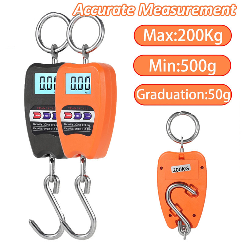 Digital Crane Scales Industrial Heavy Duty Hanging Hook Scales Handheld ...