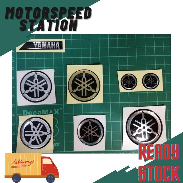 Sticker Yamaha Logo Epoxy Motor 135lc 125zr rxz meter | Shopee Malaysia