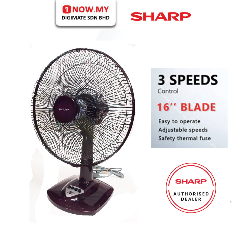SHARP 16 Inch Table fan PJT405M | Energy Saving Kipas Meja 风扇 | Shopee ...