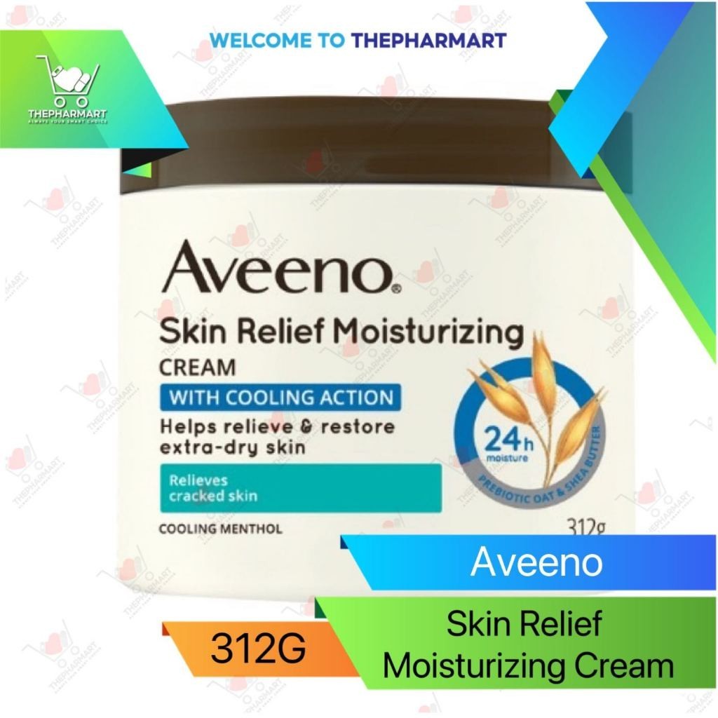 Aveeno Skin Relief Moisturizing Cream (312G) | Shopee Malaysia