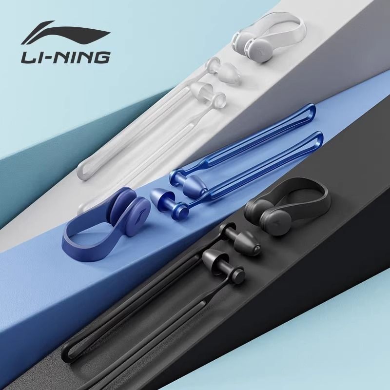 Durable Li Ning Swimming Earplugs Anti-Ear Water Inlet with Rope Anti ...