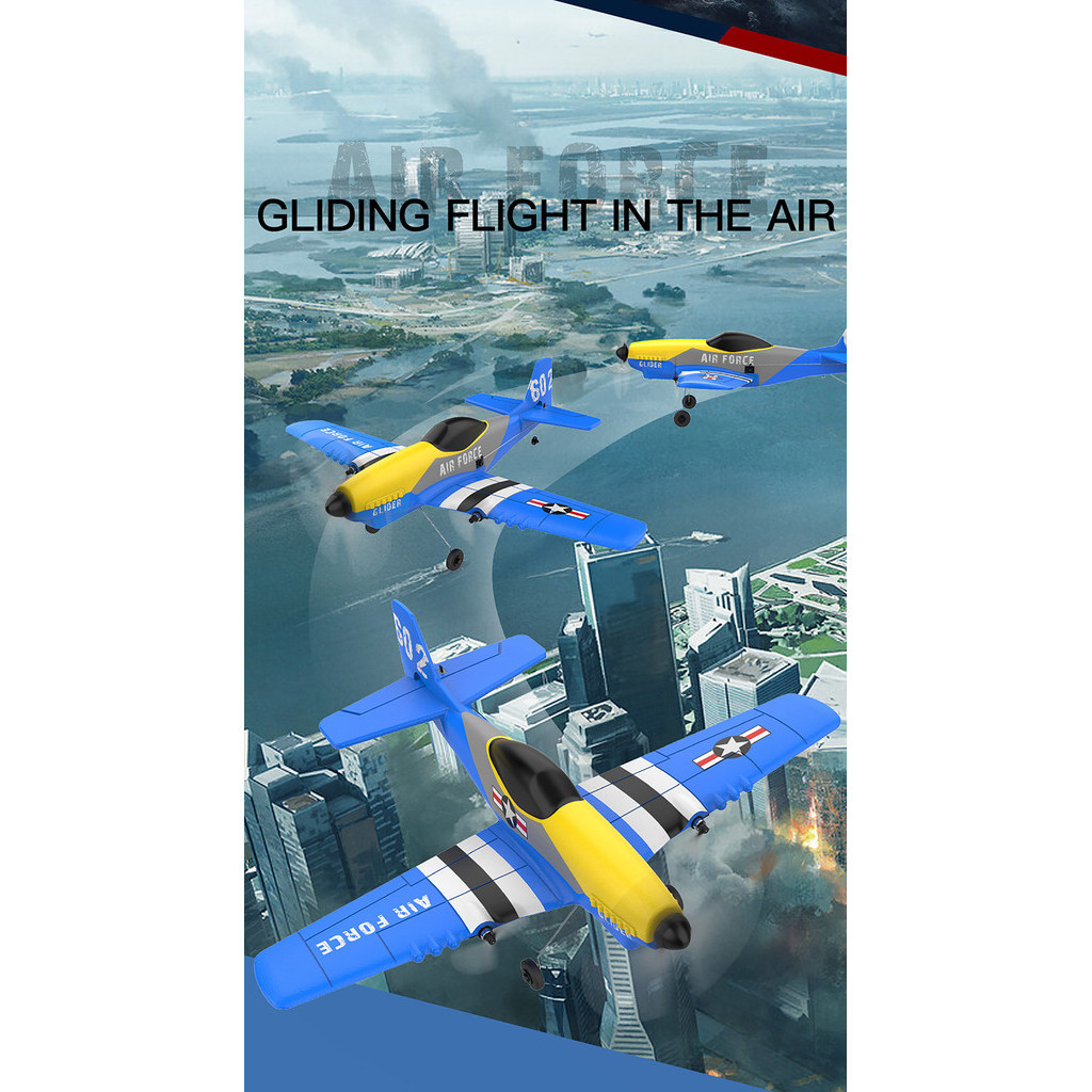 9IMOD KF602 RC Glider Plane 2.4G 3CH EPP Foam Remote Control Drone ...