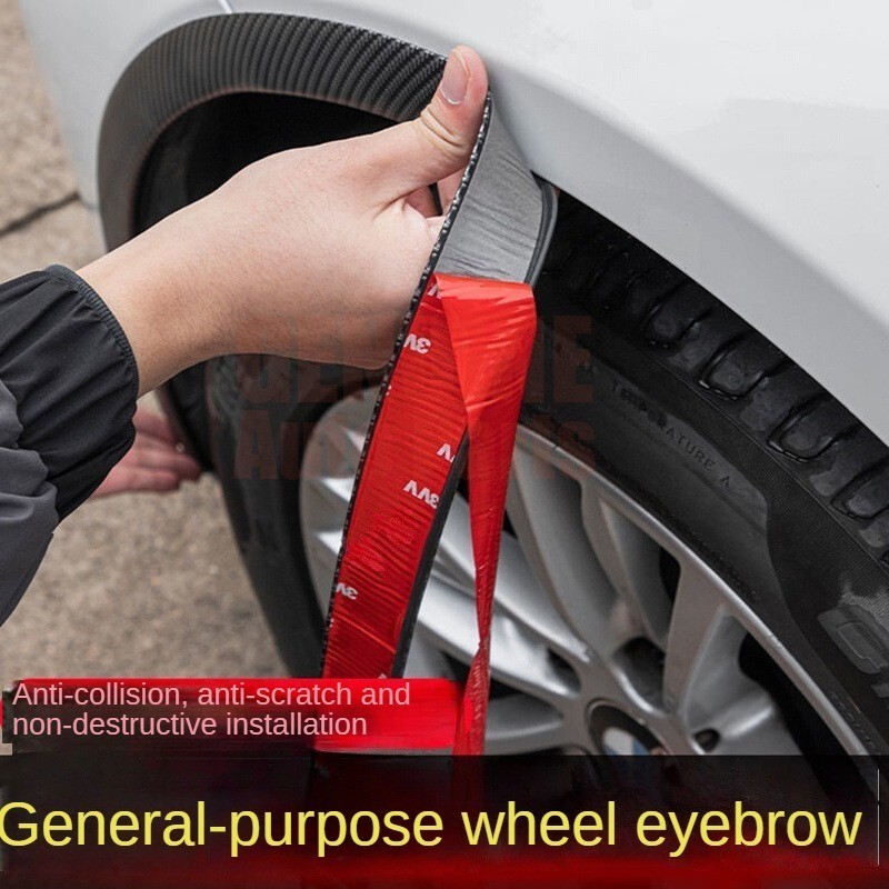 Universal Car Wheel Eyebrow Arch Trim Fender Flares Protector Strip ...