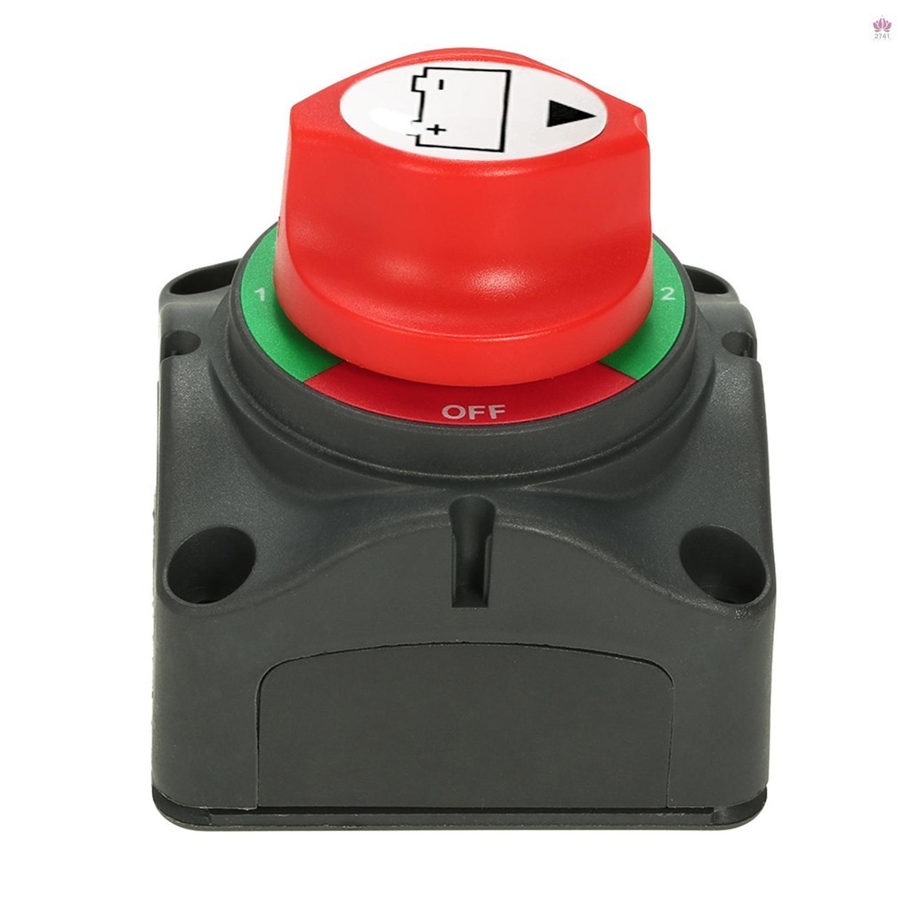 12V/24V Dual Battery Selector Switch 300A Battery Main Switch 4 ...