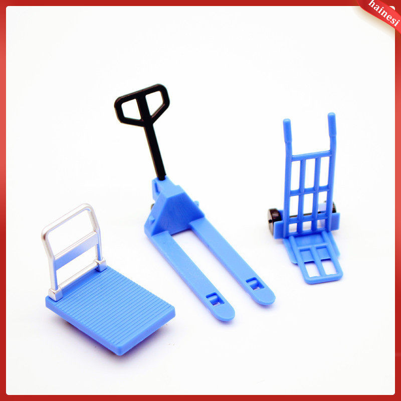 Outdoor Decor Hand Truck Dolly House Model Trolley Miniature Forklift ...