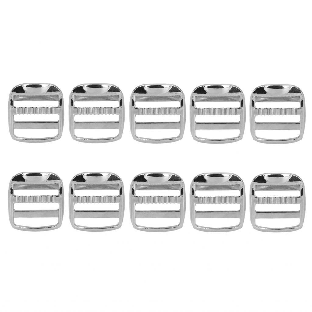 Zoomfashion 10pcs 1 Inch Metal Adjustable Release Buckle Shinning Alloy ...