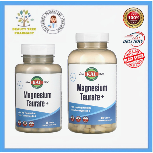 KAL Magnesium Taurate + 90 / 180 tablets | Shopee Malaysia