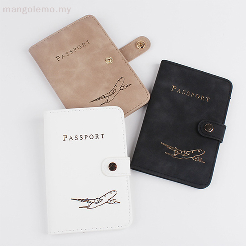 [MANGO] Waterproof Passport Holder Covers Case Travel Leather Credit ...