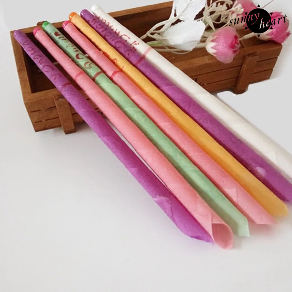 [SH]50Pcs Ear Candling Therapy Waxing Coning Free Natural Beewax with ...