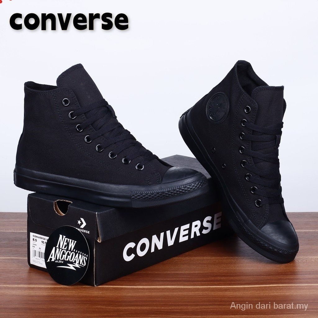 Original Converse Ct Chuck Taylor All Star classic basic all full black ...