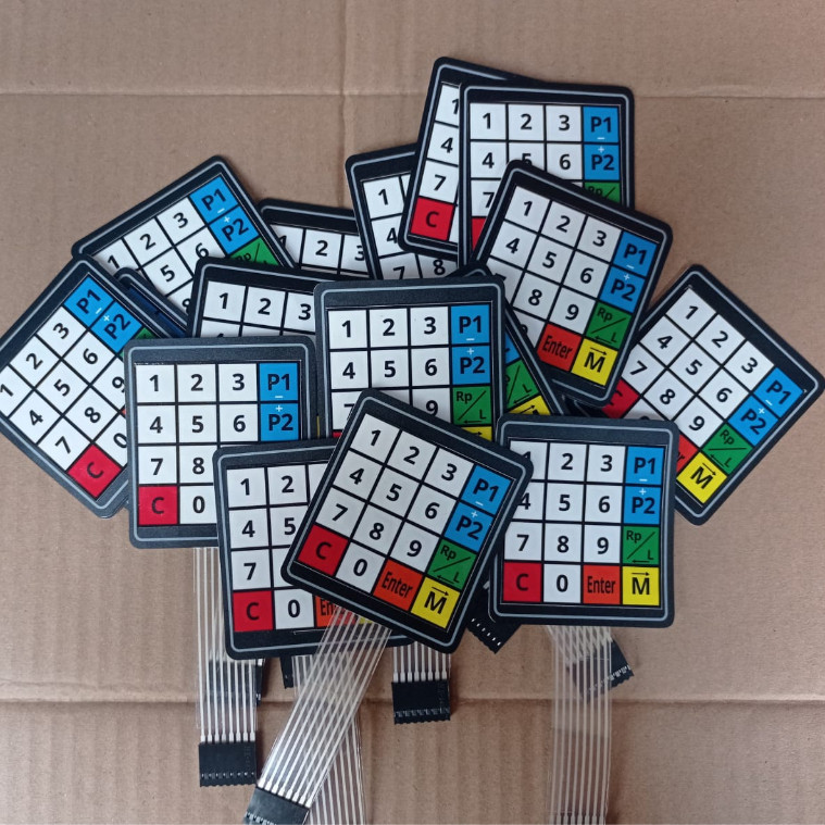 Tombol 4x4 Membrane Mini Pom Keypad Custom Model Buttons Pertamini Digital Lamination Shopee