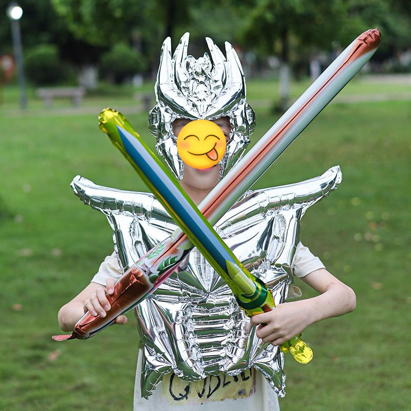 Children Cartoon Balloon Inflatable Armor Armor Super Saiyan Cross ...