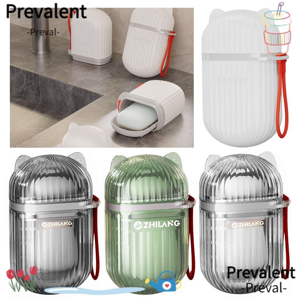 PREVAL Outdoor Soap Container, PET Transparent Travel Soap Dish, Mini ...