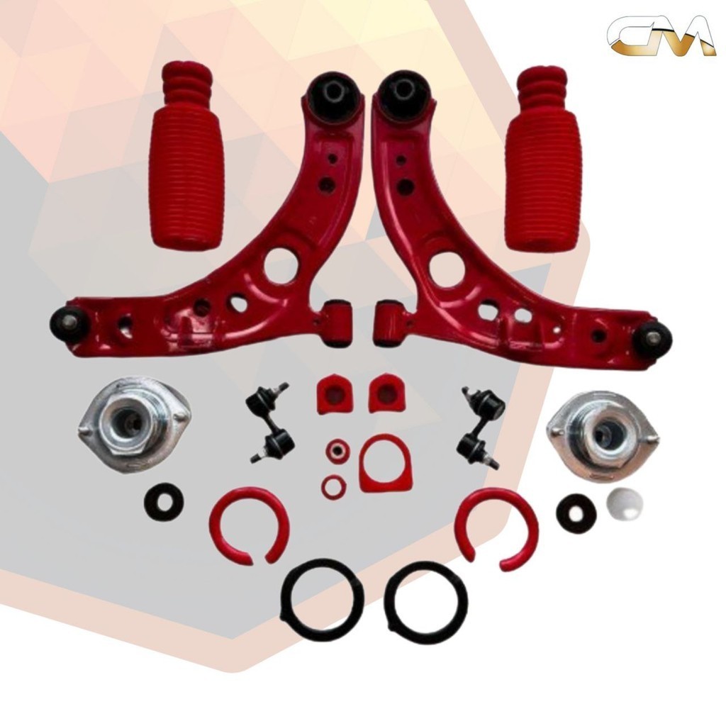 21 ITEM COMPLETE SET LOWER ARM/STABILIZER LINK/STEERING RACK BUSH ...