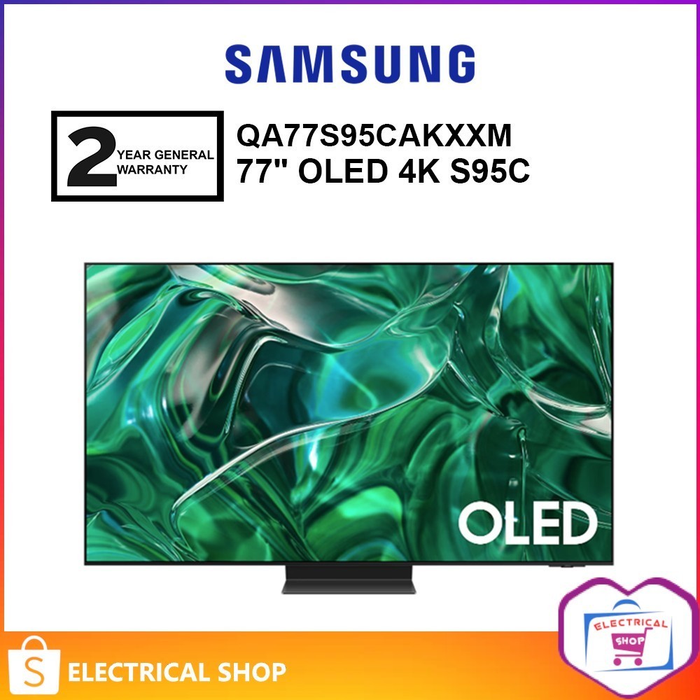 Samsung 77" OLED 4K S95C QA77S95CAKXXM TV Television | Shopee Malaysia