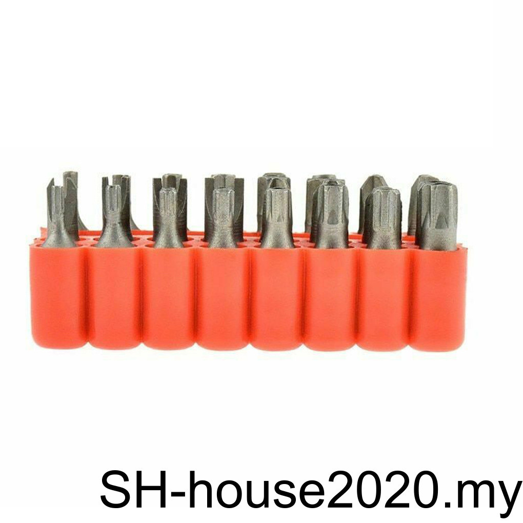 33pc Tamper Proof Screwdriver Bit Set Screw Heads Holder Kit Driver ...