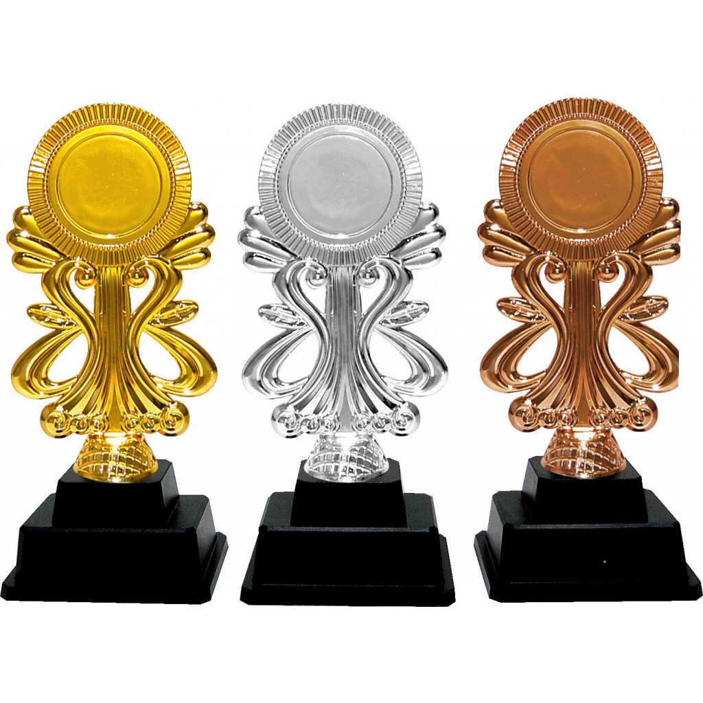 Acrylic Pattern Trophy AT30671(7) - Gold/Silver/Bronze Color | Shopee ...