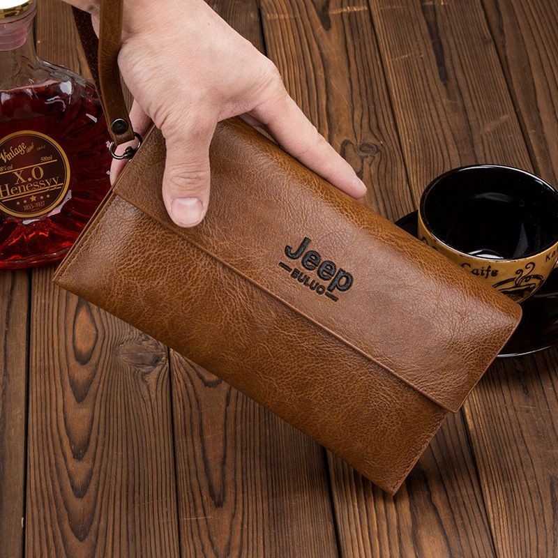 Trendy Men Business Texture Large-Capacity Clutch Bag Envelope Bag Men ...