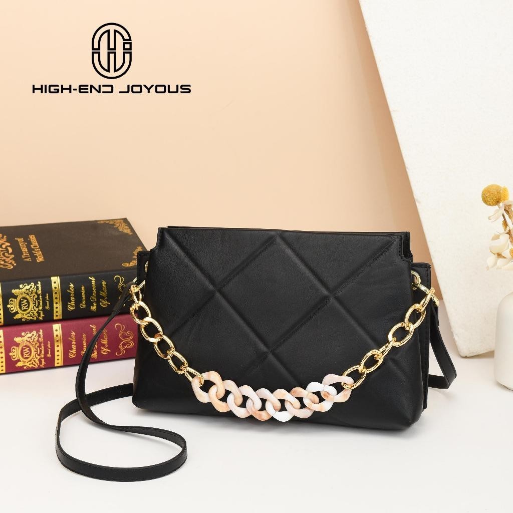 High-End Joyous Korean Style Women Sling Bag Handbag Bag Casual Leather ...