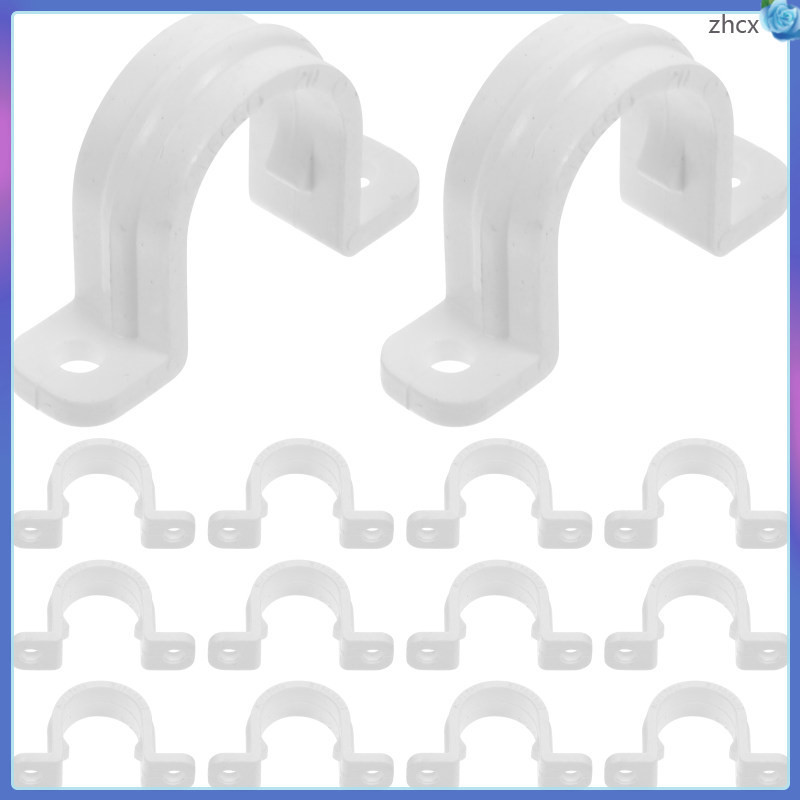 U Clamp Tube Tension Clamps Wire Strap Clips U-tube PVC Line Pipe ...