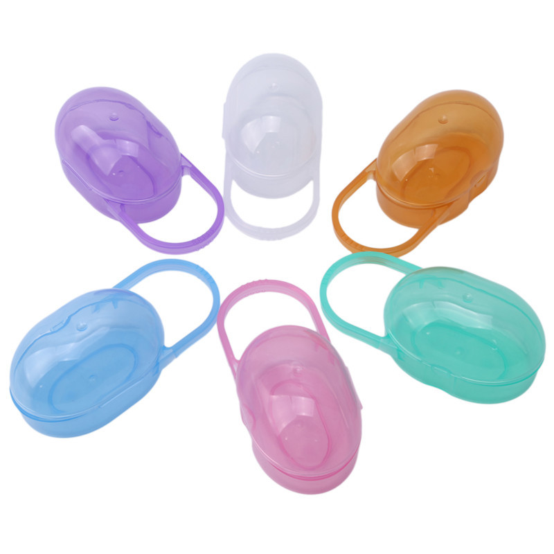 Portable Baby Dummy Soother Container Holder Pacifier Travel Case ...