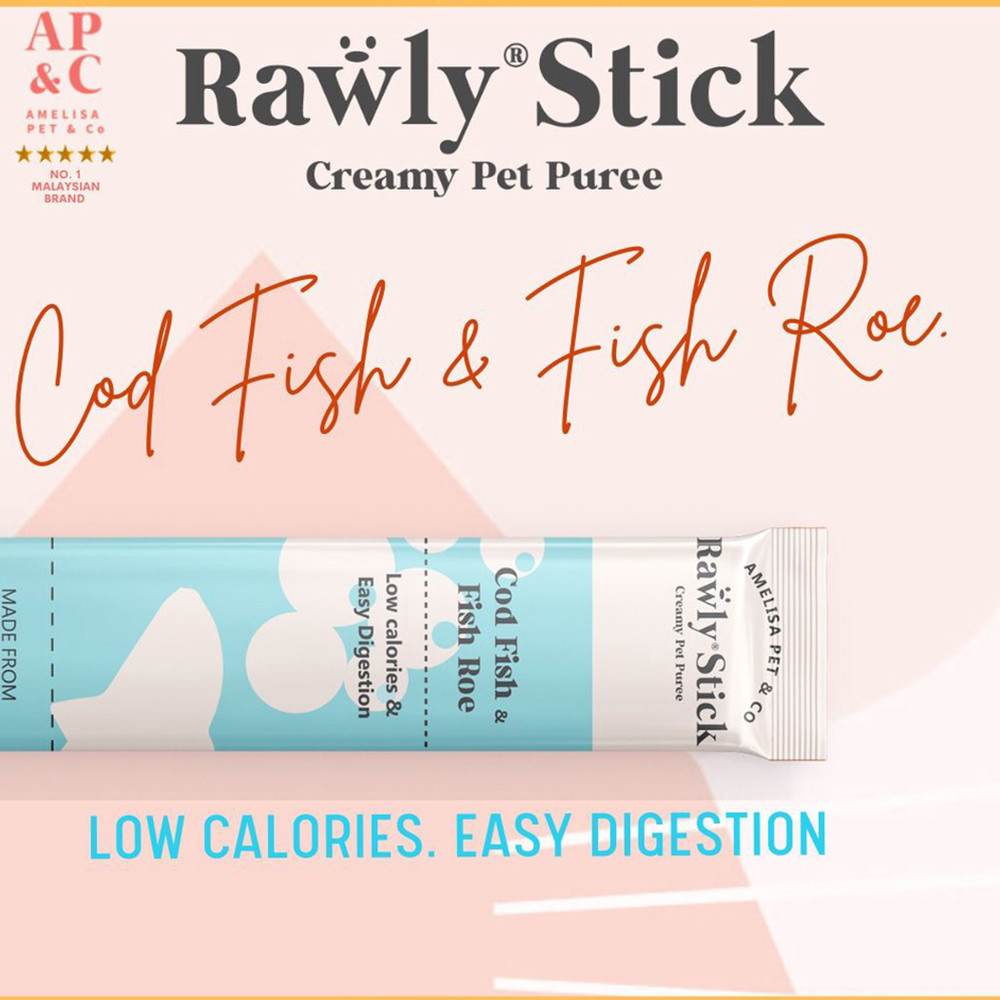ALPHA PET Amelisa 16g Rawly Stick for Dog Cat Chicken Duck Salmon COD ...
