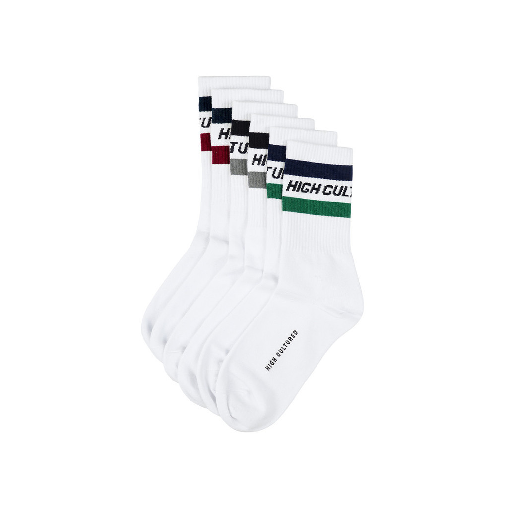Classic Stripes High Cut Socks - 30 | Shopee Malaysia