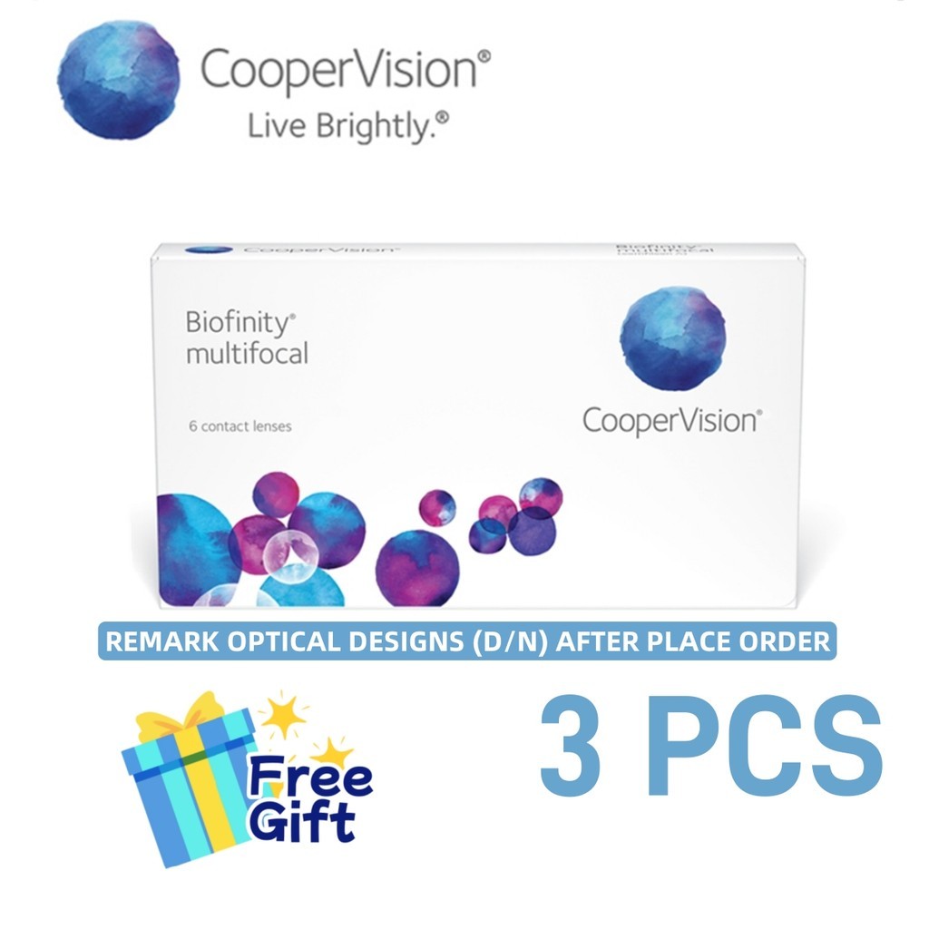 (3 PCS ) Cooper Vision Biofinity Multifocal Monthly Disposable Silicone ...